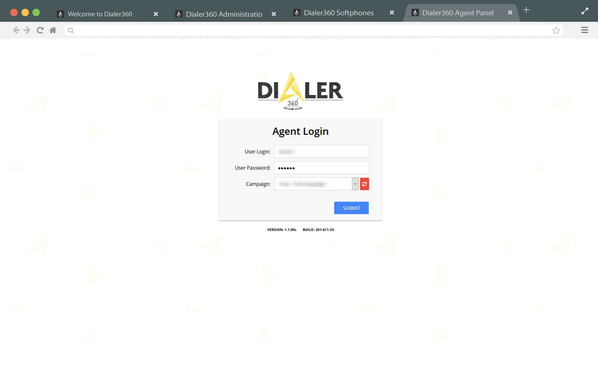 How to login into agent? - Dialer360