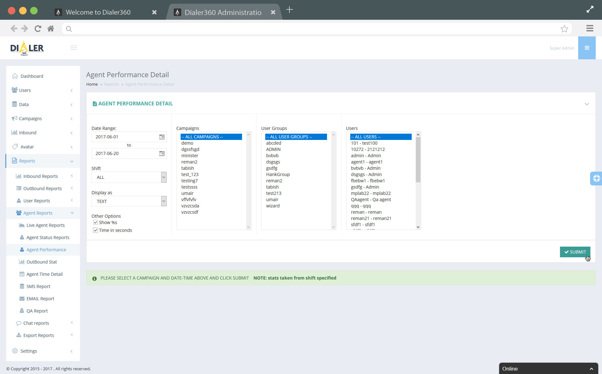 How to check agent performance? - Dialer360