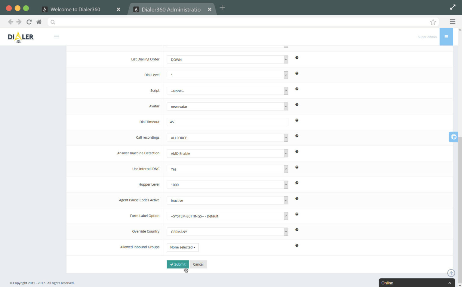 How to create and add a dial status of campaign? - Dialer360
