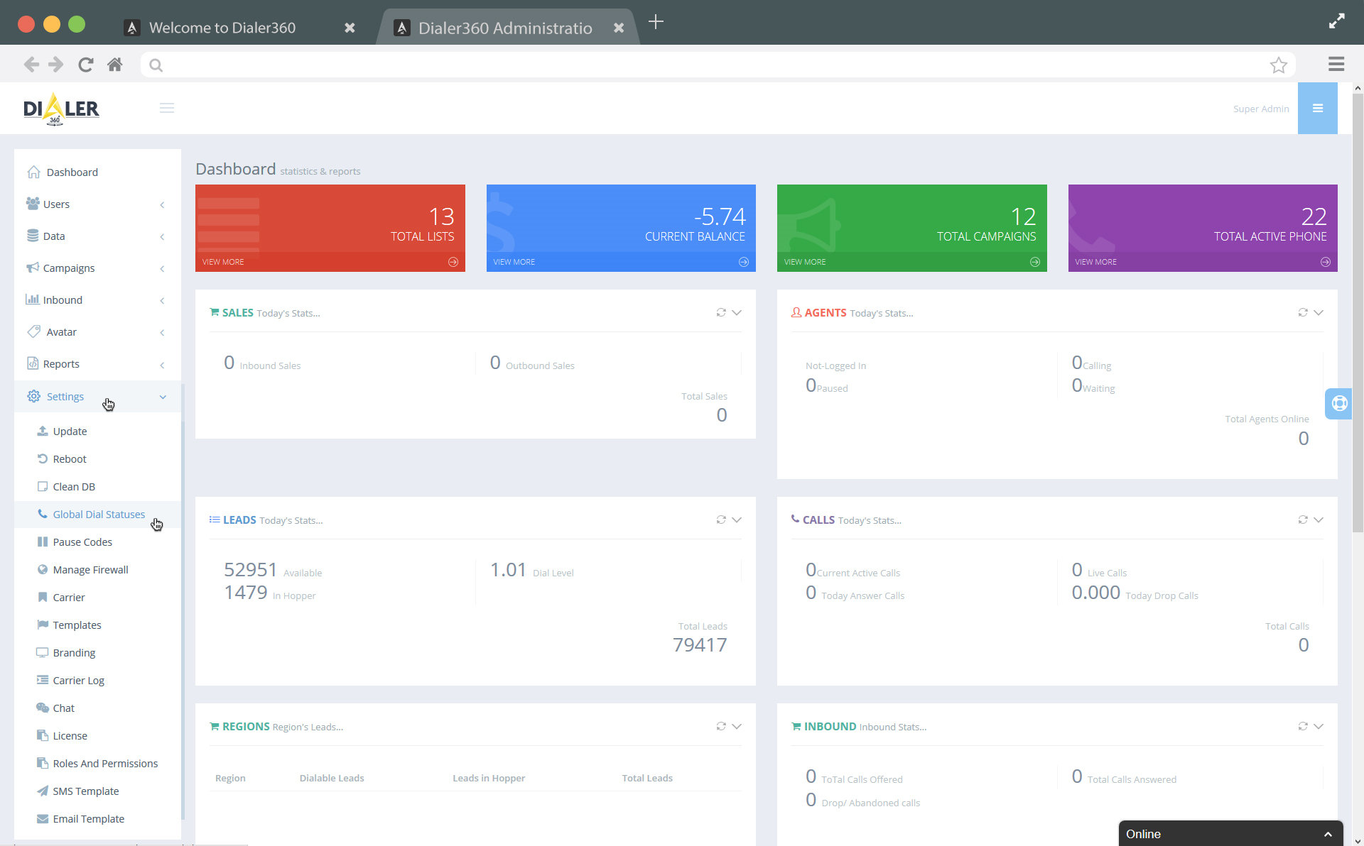 How to create and add a dial status of campaign? - Dialer360