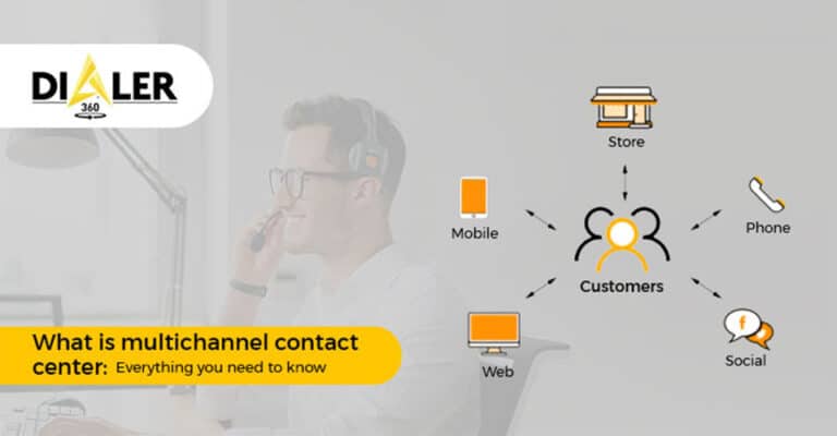 What is Multi-channel contact center